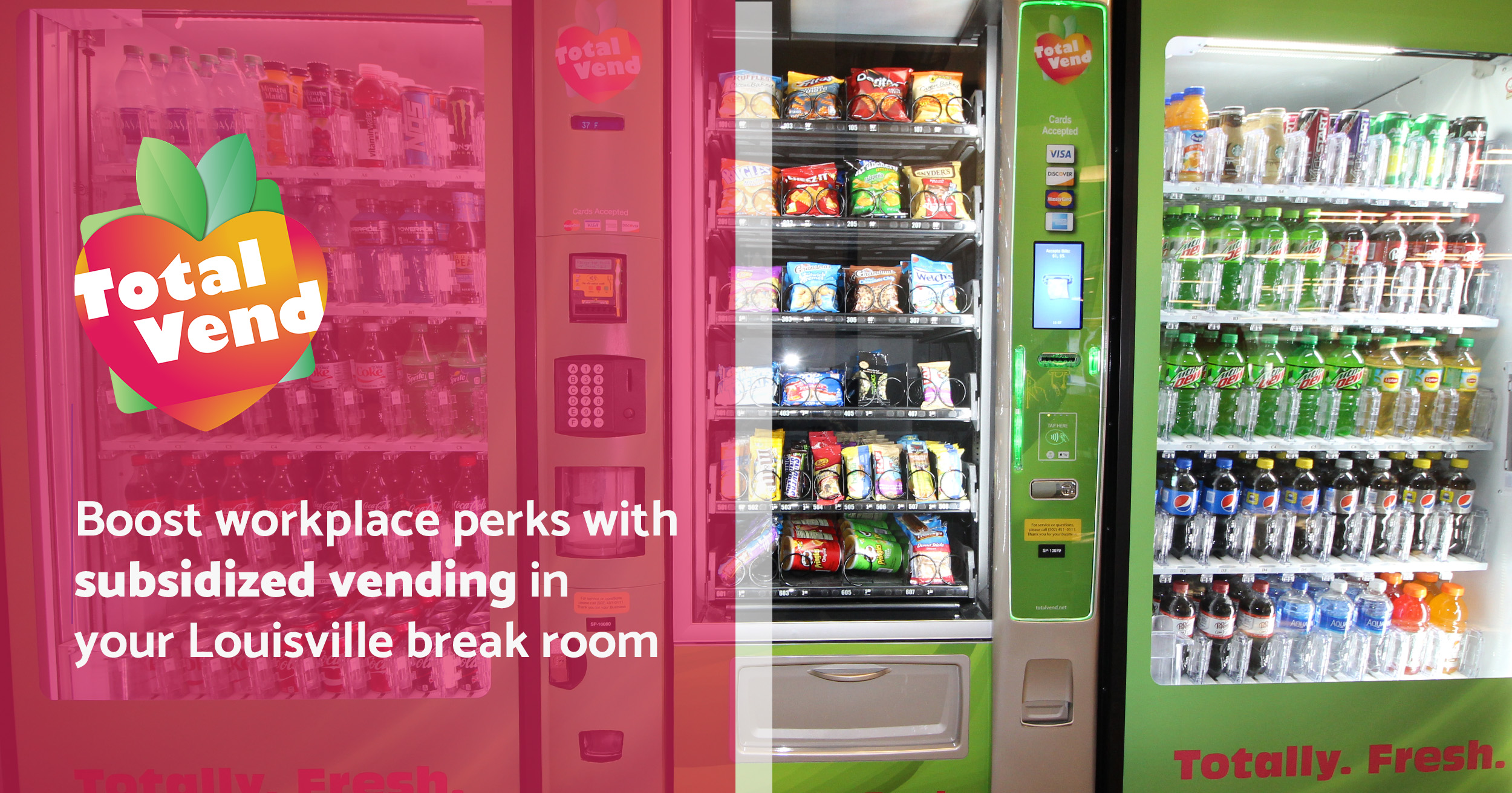 Subsidized Vending Machines in Louisville | Total Vend